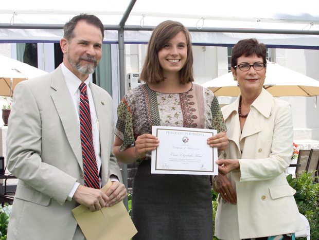 57 Peace Corps Volunteers Sworn in at U.S. Embassy